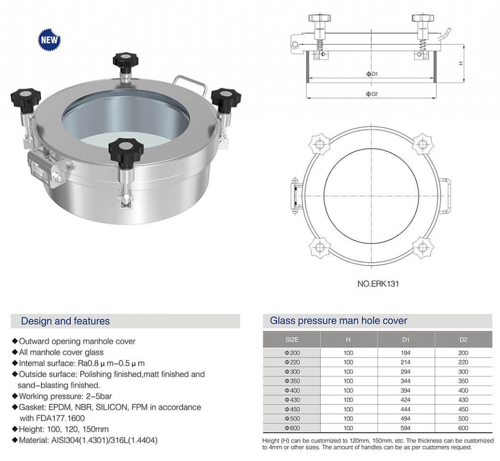 Stainless Steel Tank Manway – Donjoy Technology CO.,LTD
