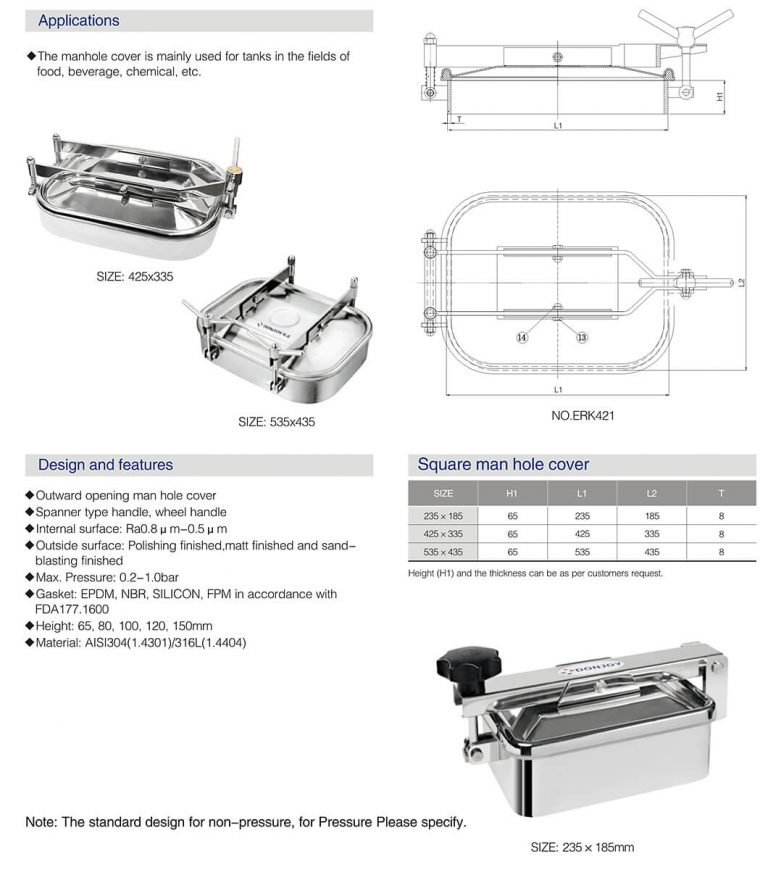 Stainless Steel Tank Manway – Donjoy Technology CO.,LTD